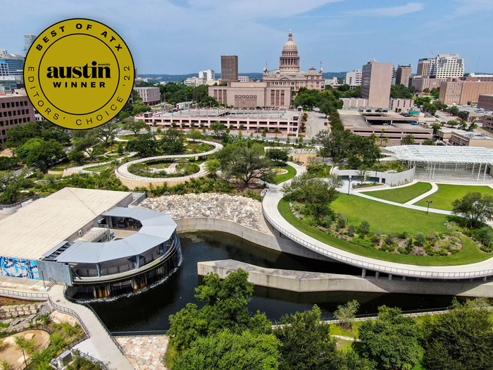 滑铁卢公园被《奥斯汀月刊》评为 2022 年 ATX 最佳：公园改造编辑选择奖 - Waterloo Greenway Conservancy